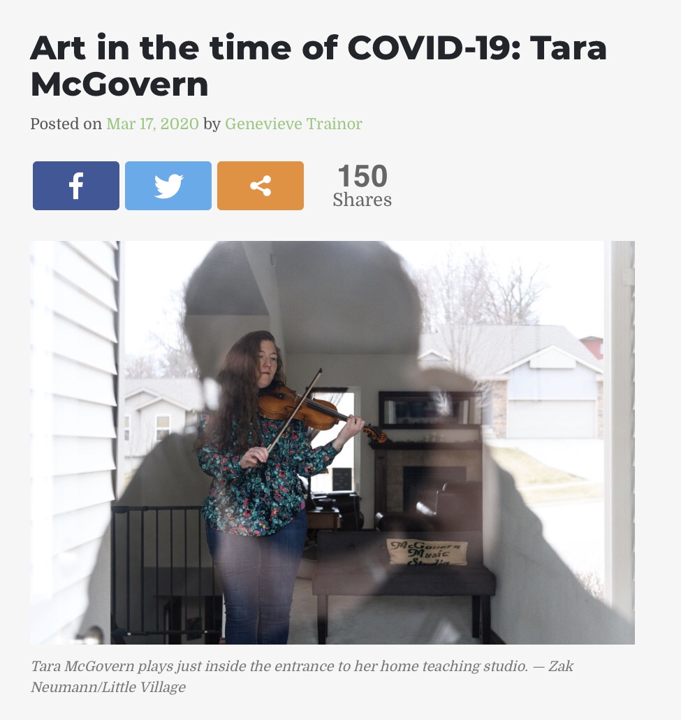 Art in the time of COVID-19: Tara McGovern – Tara McGovern